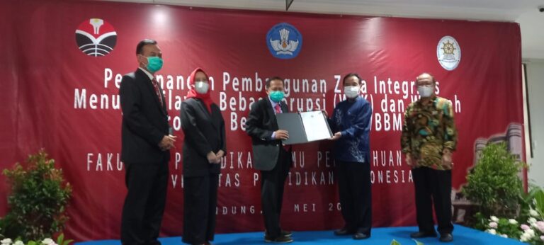 FPIPS UPI Kembali Raih Predikat Lembaga Wilayah Bebas Dari Korupsi