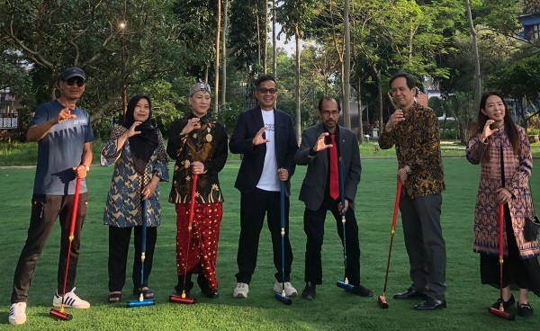 Resmikan Lapangan Gate Ball UPI Kampus Cibiru, Prof. Deni Darmawan ...